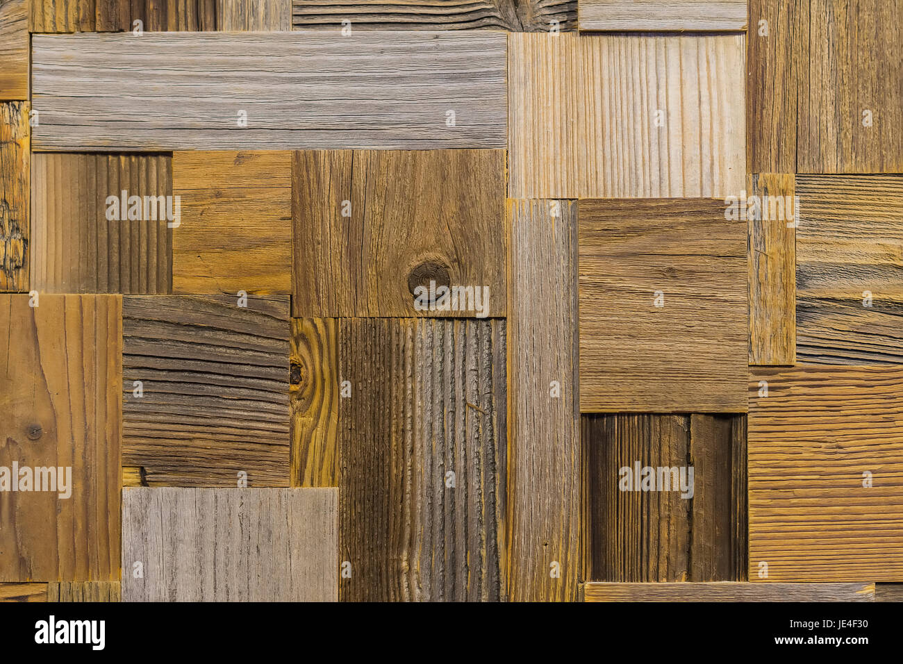 Background from different rectangle ecological old shabby wood tiles ...