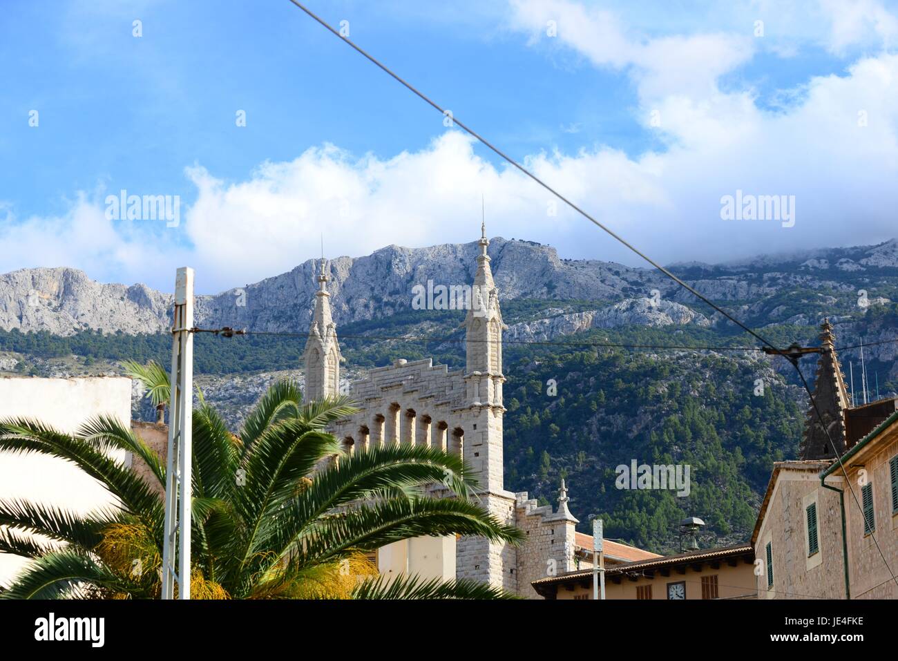 walls in soller - majorca - balearic - spain Stock Photo - Alamy