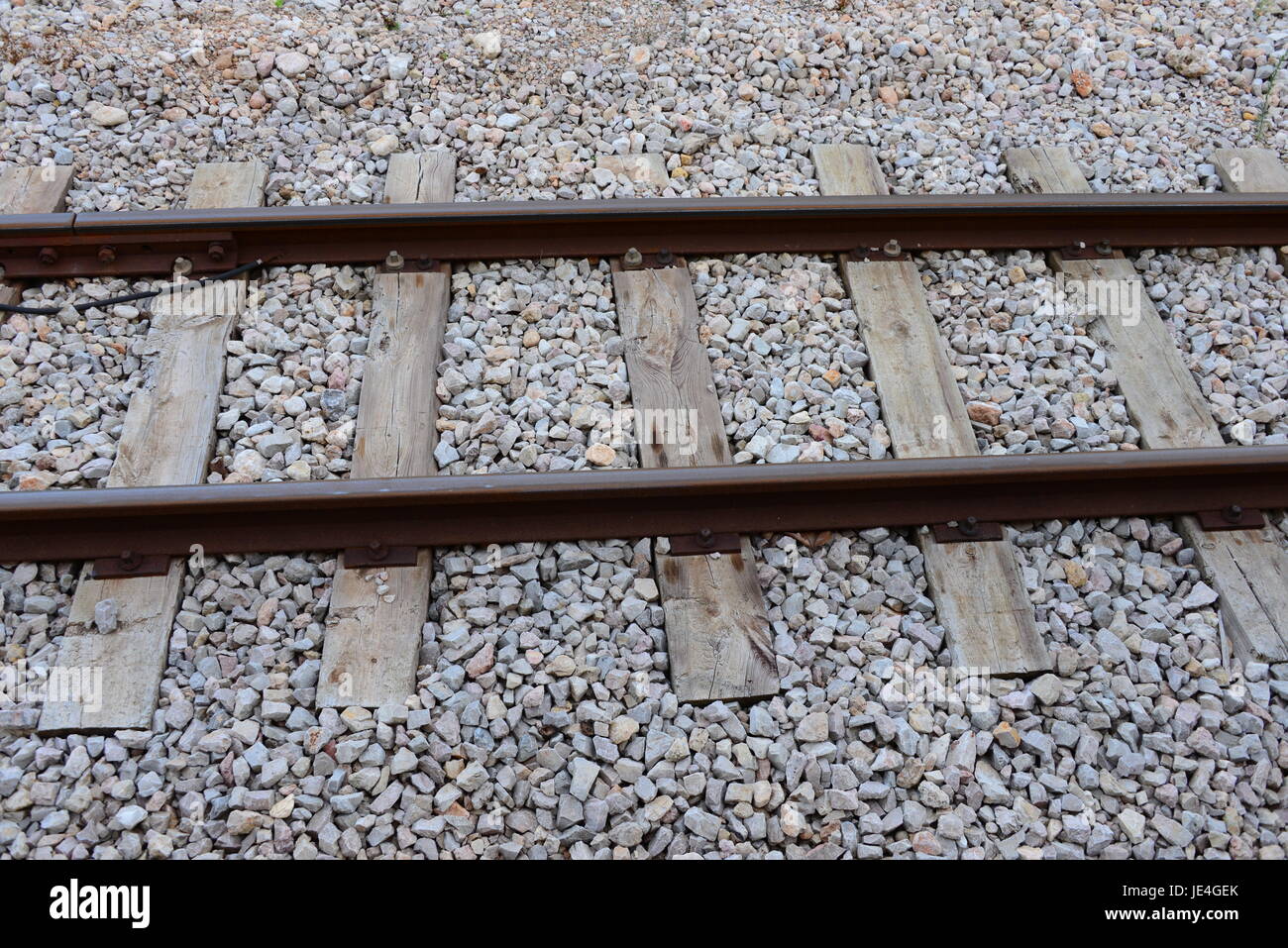 Railroad track switch and horizon hi-res stock photography and images ...