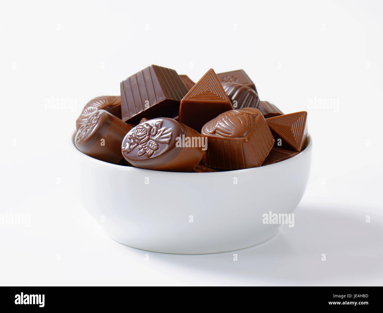 Belgian pralines with soft filling Stock Photo - Alamy