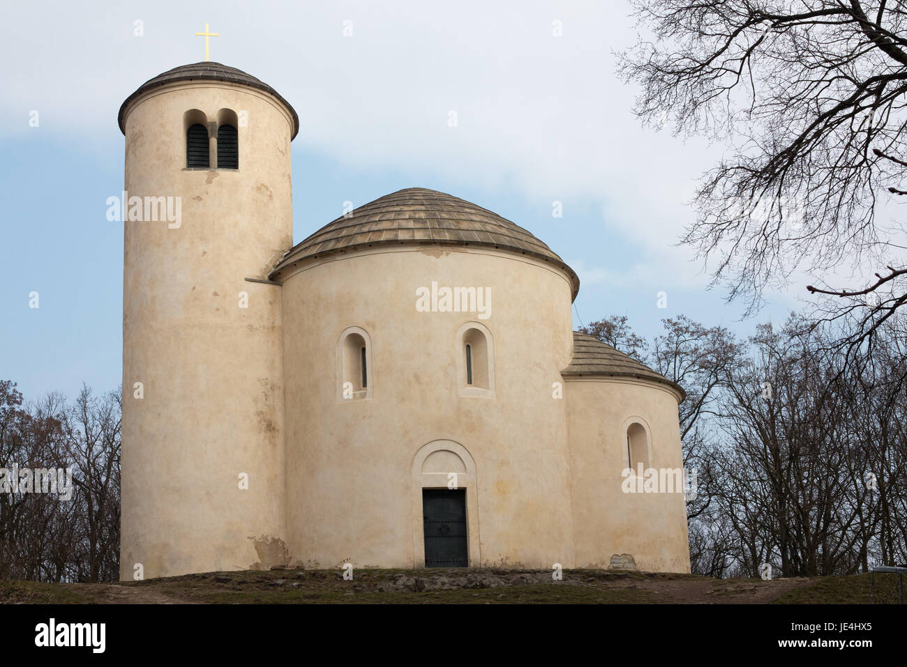 Rotunda of St. George at the top of the mountain Rip is a significant religious and cultural ...