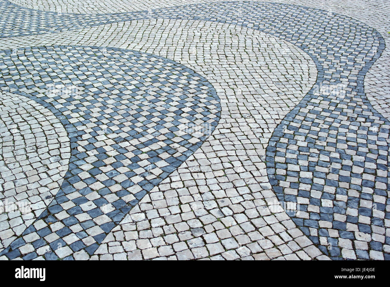 Portuguese pavement, Calcada portuguesa Stock Photo - Alamy