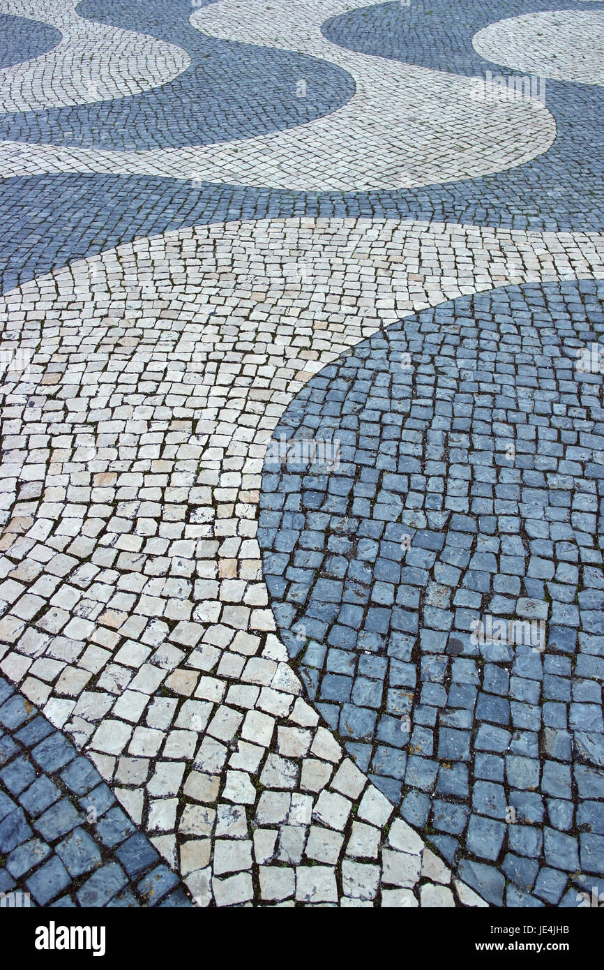 Portuguese pavement, Calcada portuguesa Stock Photo - Alamy