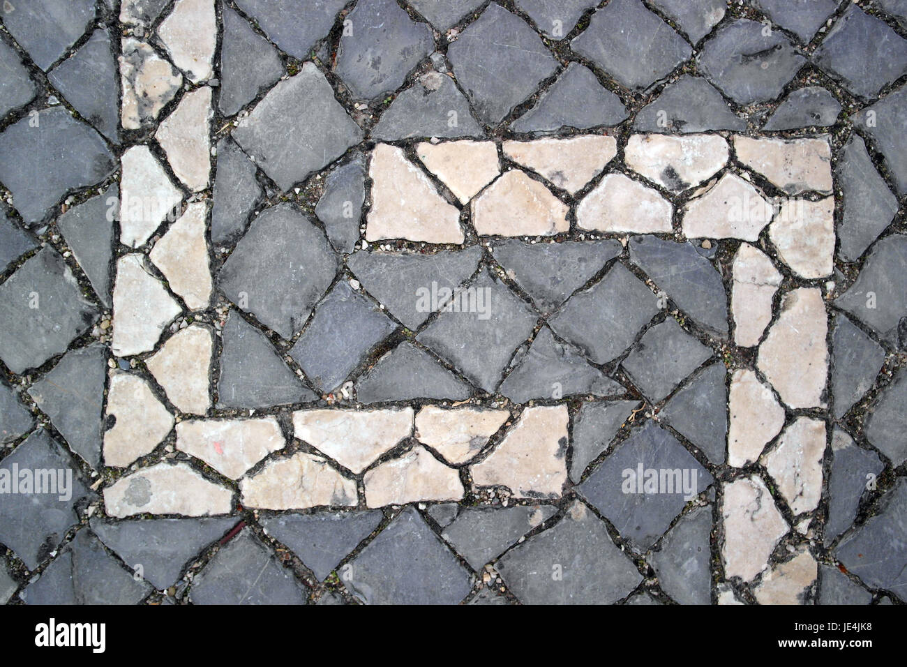 portuguese pavement, Calcada portuguesa Stock Photo - Alamy
