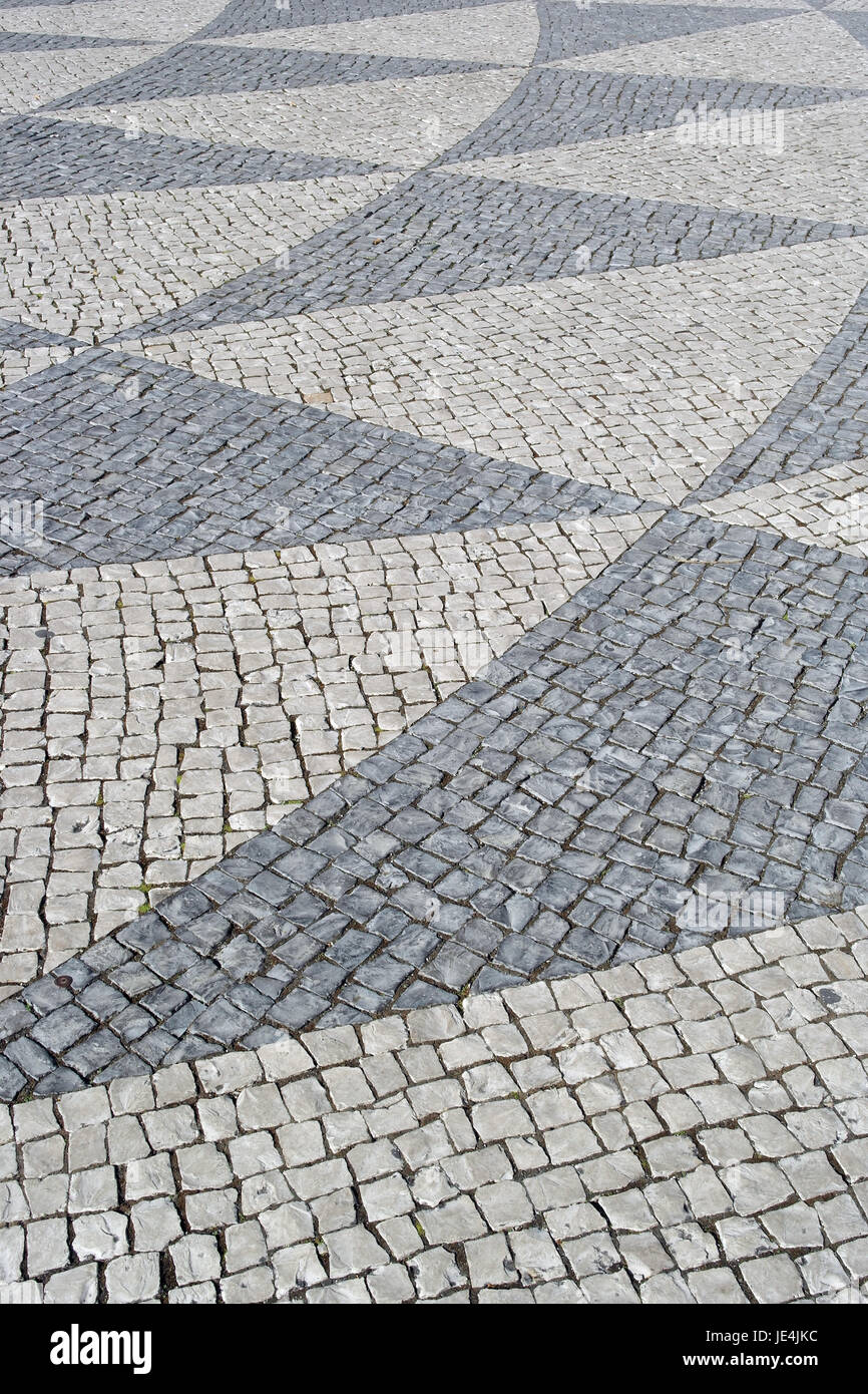 Calcada portuguesa, Portuguese pavement Stock Photo - Alamy