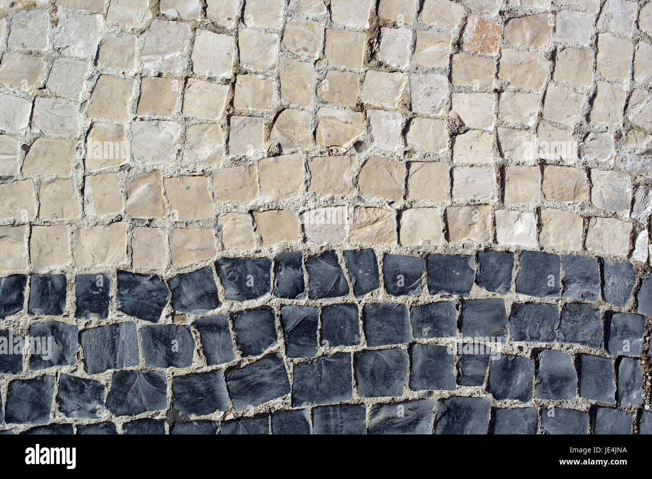 portuguese pavement, Calcada portuguesa Stock Photo - Alamy