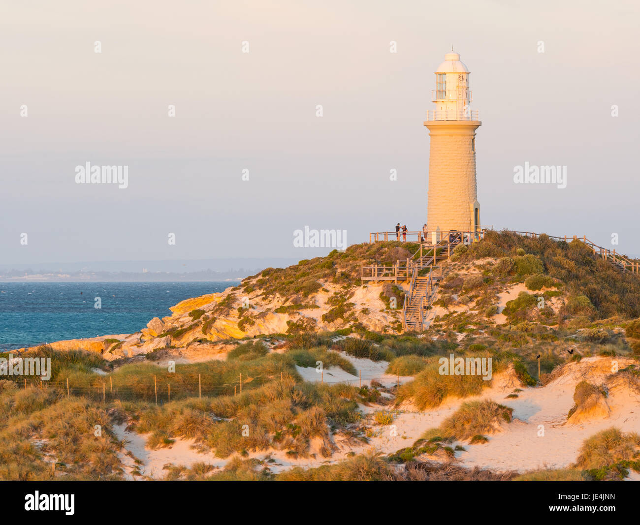 ROTTNEST ISLAND, WESTERN AUSTRALIA – APRIL 16, 2017: Tourists enjoying ...