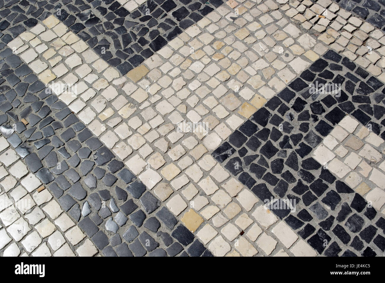 Calcada portuguesa, portuguese pavement Stock Photo - Alamy