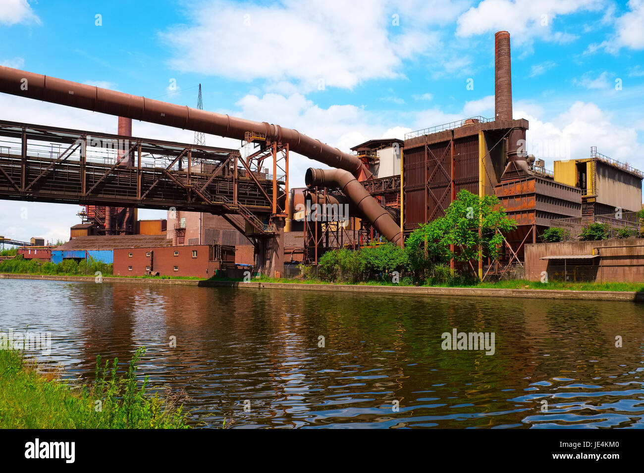 Old steel factory Stock Photo - Alamy