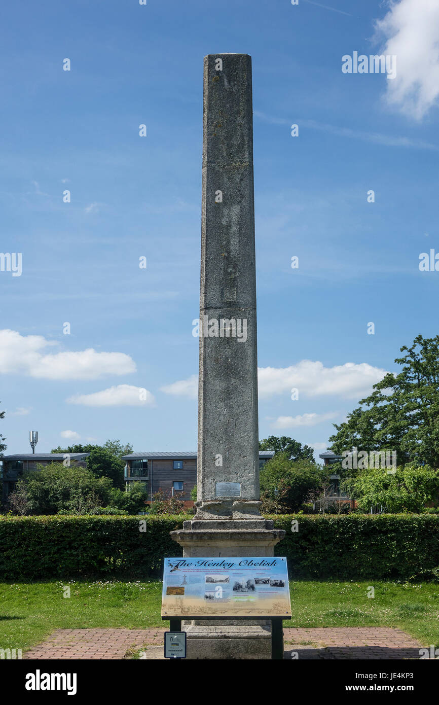 England, Oxfordshire, Henley, Obelisk Stock Photo - Alamy