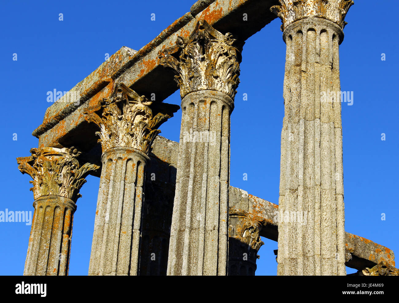 Roman temple, Evora, Portugal Stock Photo - Alamy