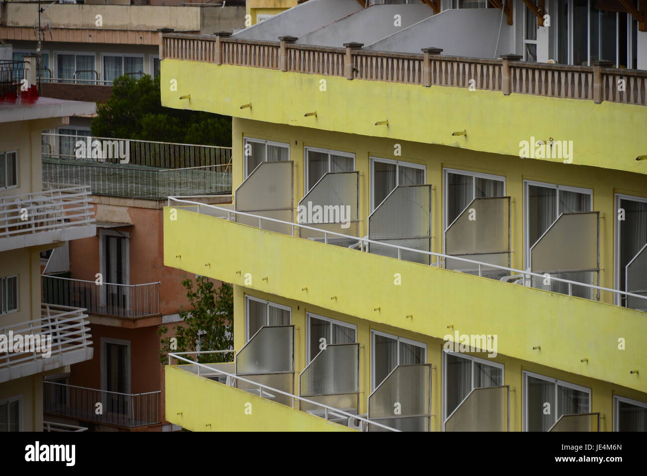 palma de mallorca - el arenal - spain - facades Stock Photo - Alamy