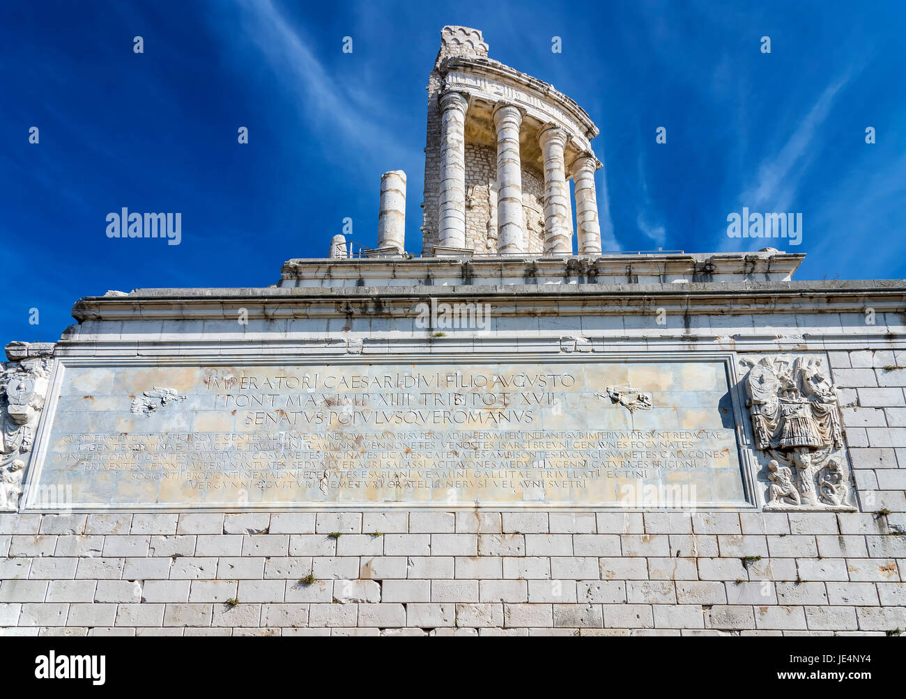 tropaeum augusti 2 Stock Photo - Alamy