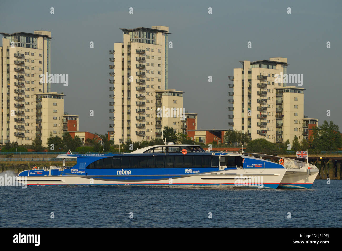 Mercury Clipper the new addition to the MBNA Thames Clippers fleet ...