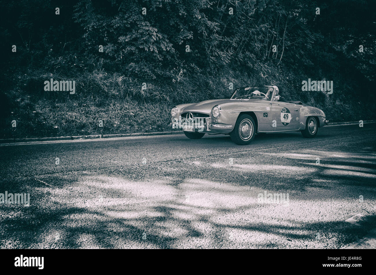 Mercedes 190 race car hi-res stock photography and images - Alamy