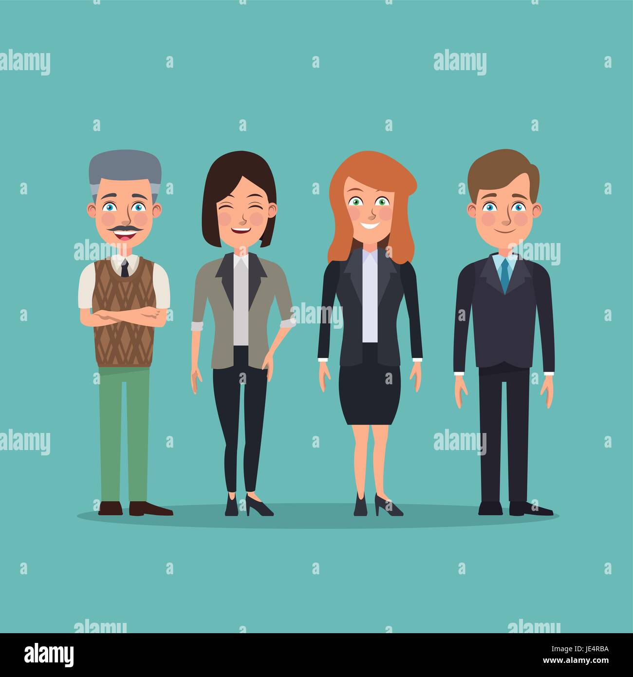 Full body bearded male Stock Vector Images - Alamy