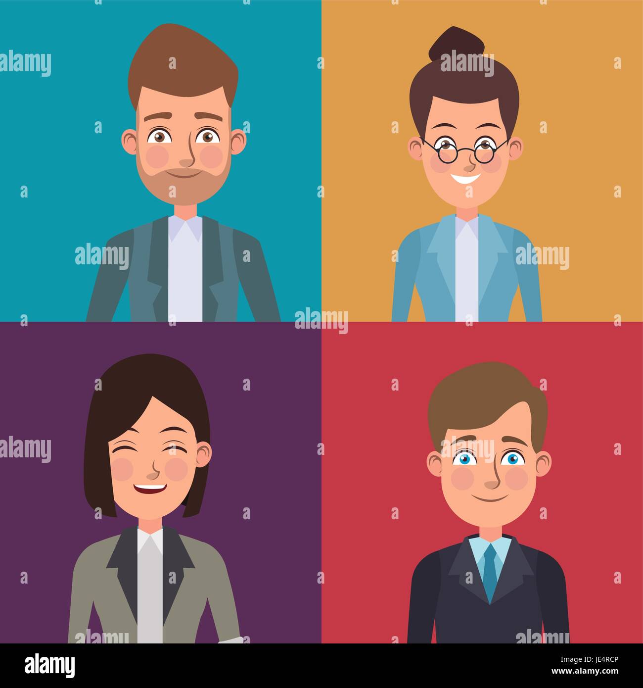 Half frame glasses Stock Vector Images - Alamy