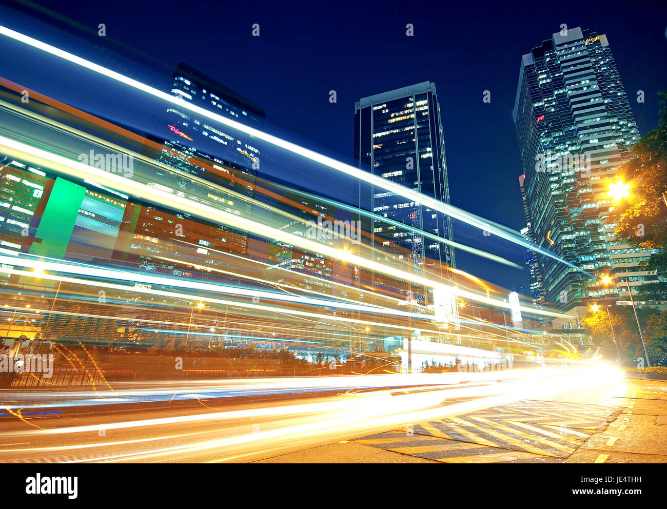 Traffic speed at night Stock Photo - Alamy