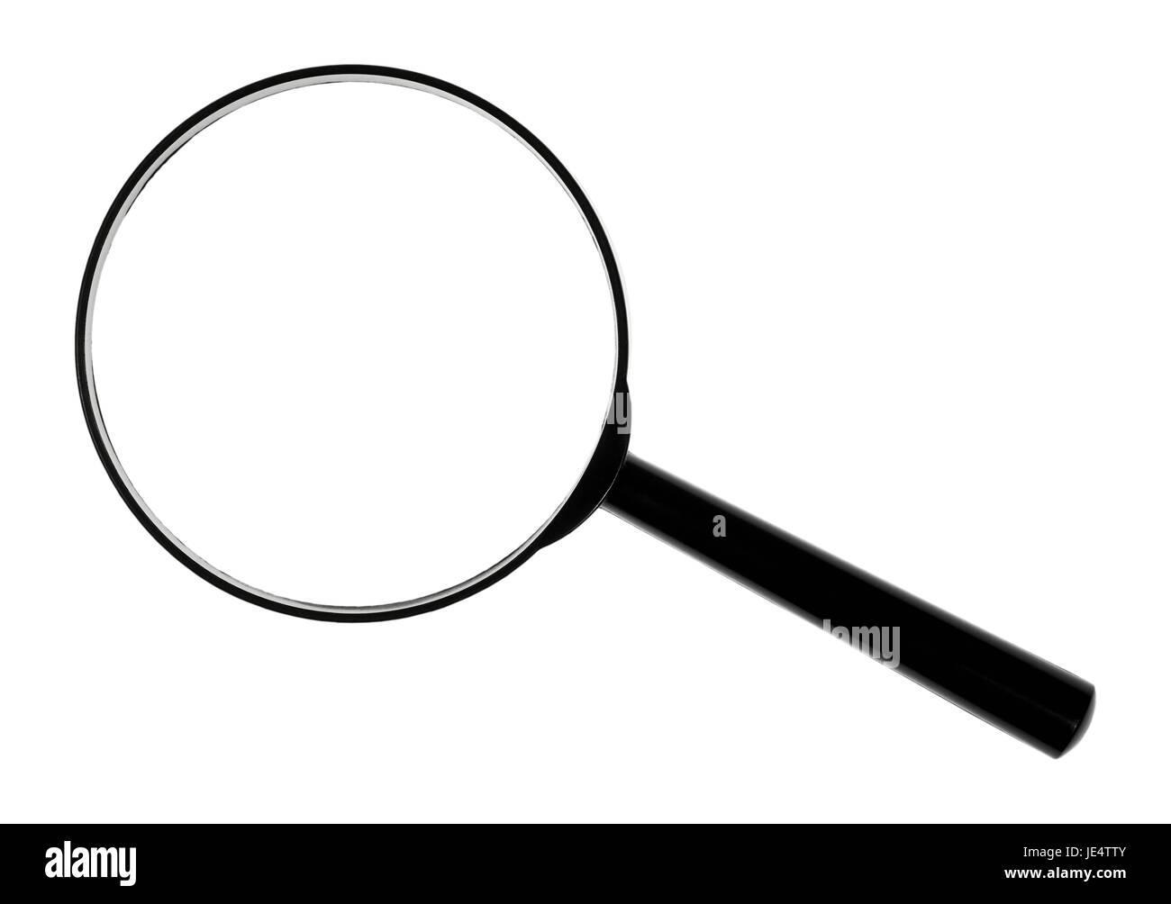 Magnifying glass view Black and White Stock Photos & Images - Alamy