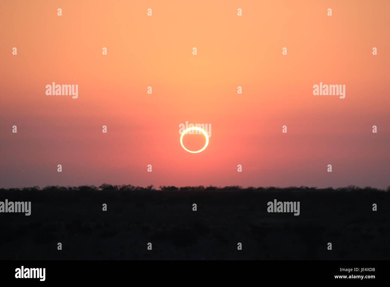 Ring of Fire Solar Eclipse #16 Stock Photo - Alamy