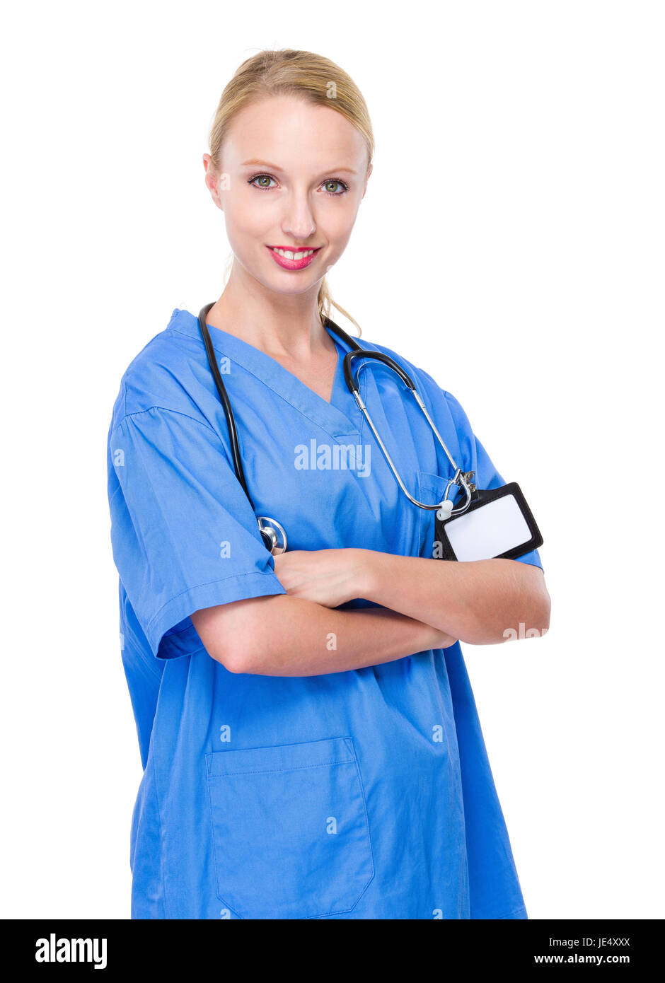 Doctor woman portrait Stock Photo - Alamy