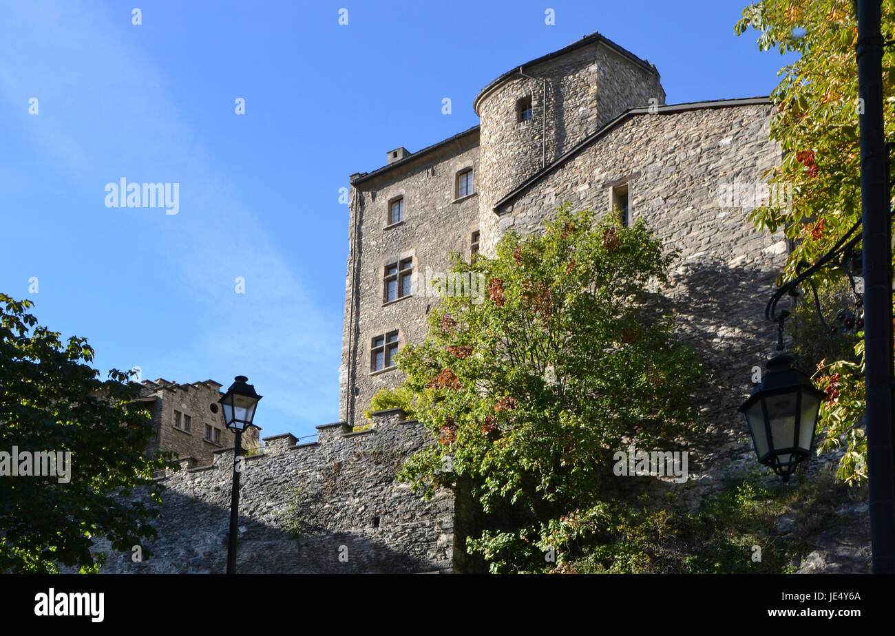 castle in sion Stock Photo - Alamy