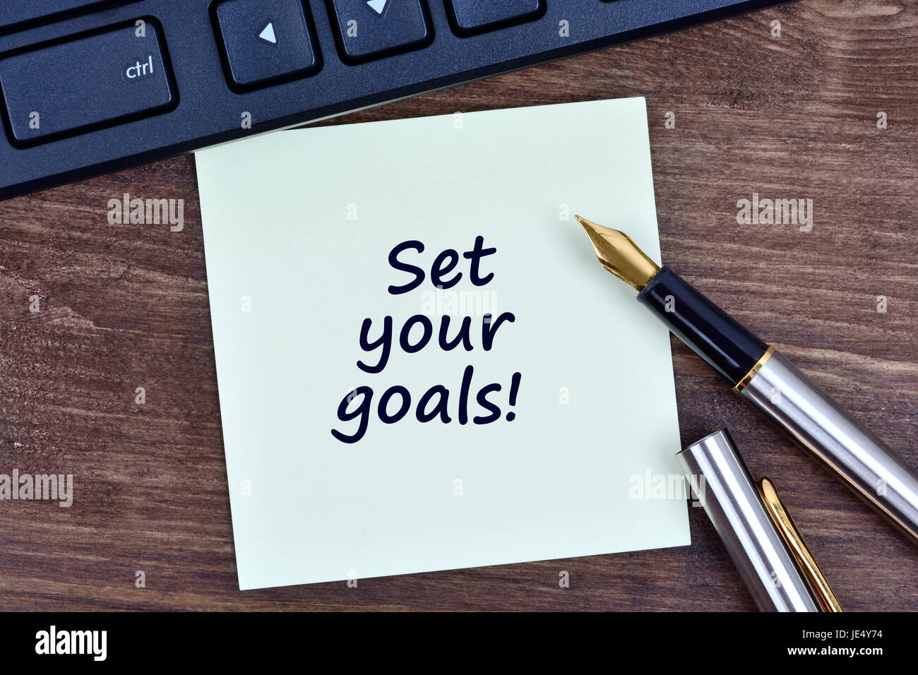 Set your goals hi-res stock photography and images - Alamy