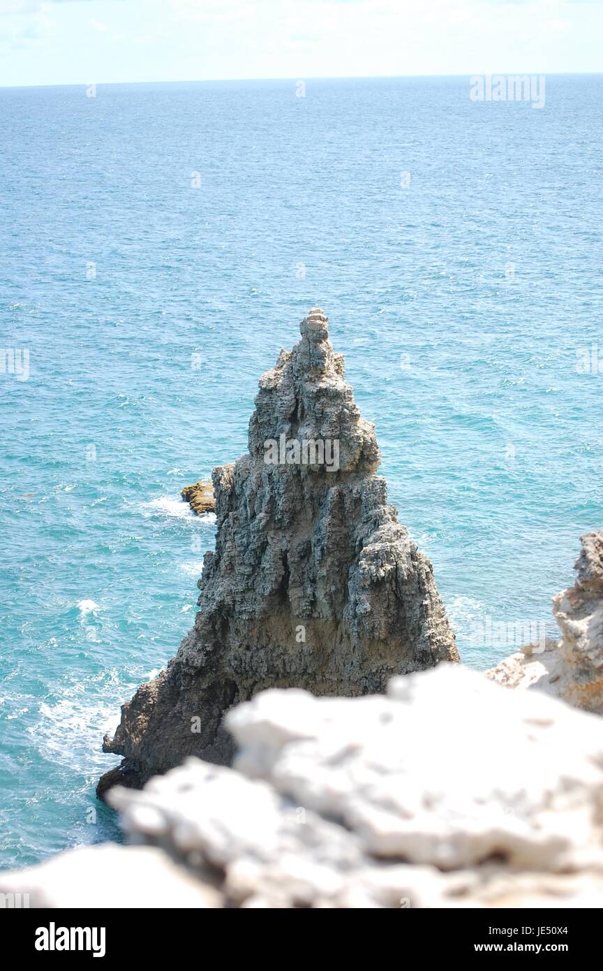 Rising Sea Rock Formation in Cabo Rojo Puerto Rico Stock Photo - Alamy