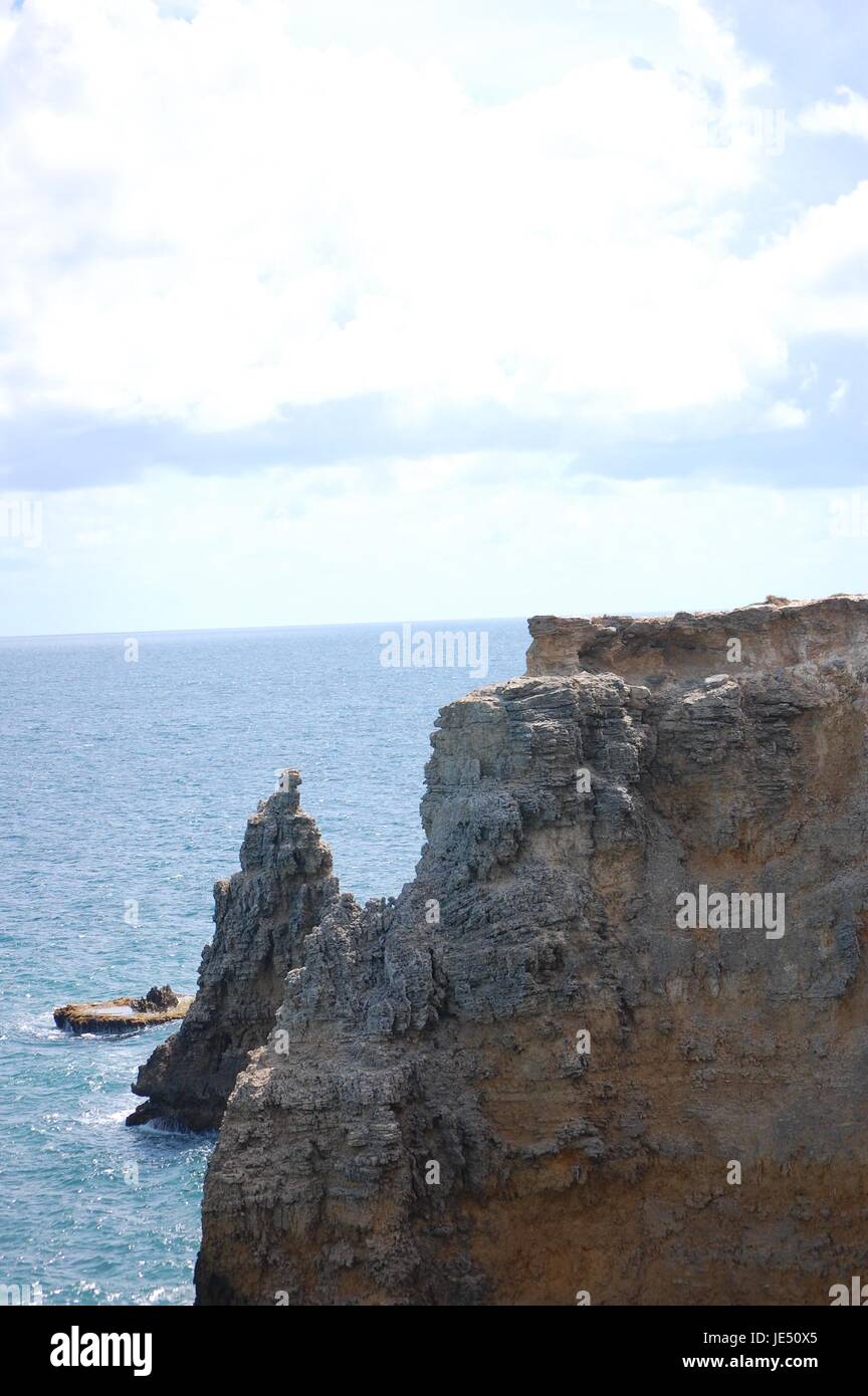 Cliff and Rock formation in Cabo Rojo Puerto Rico Stock Photo - Alamy