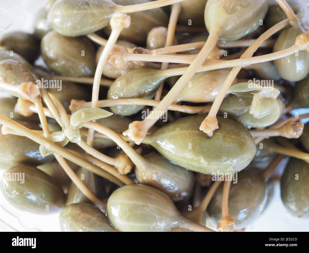 Caper berries fruits of Capparis spinosa aka caper bush or Flinders ...