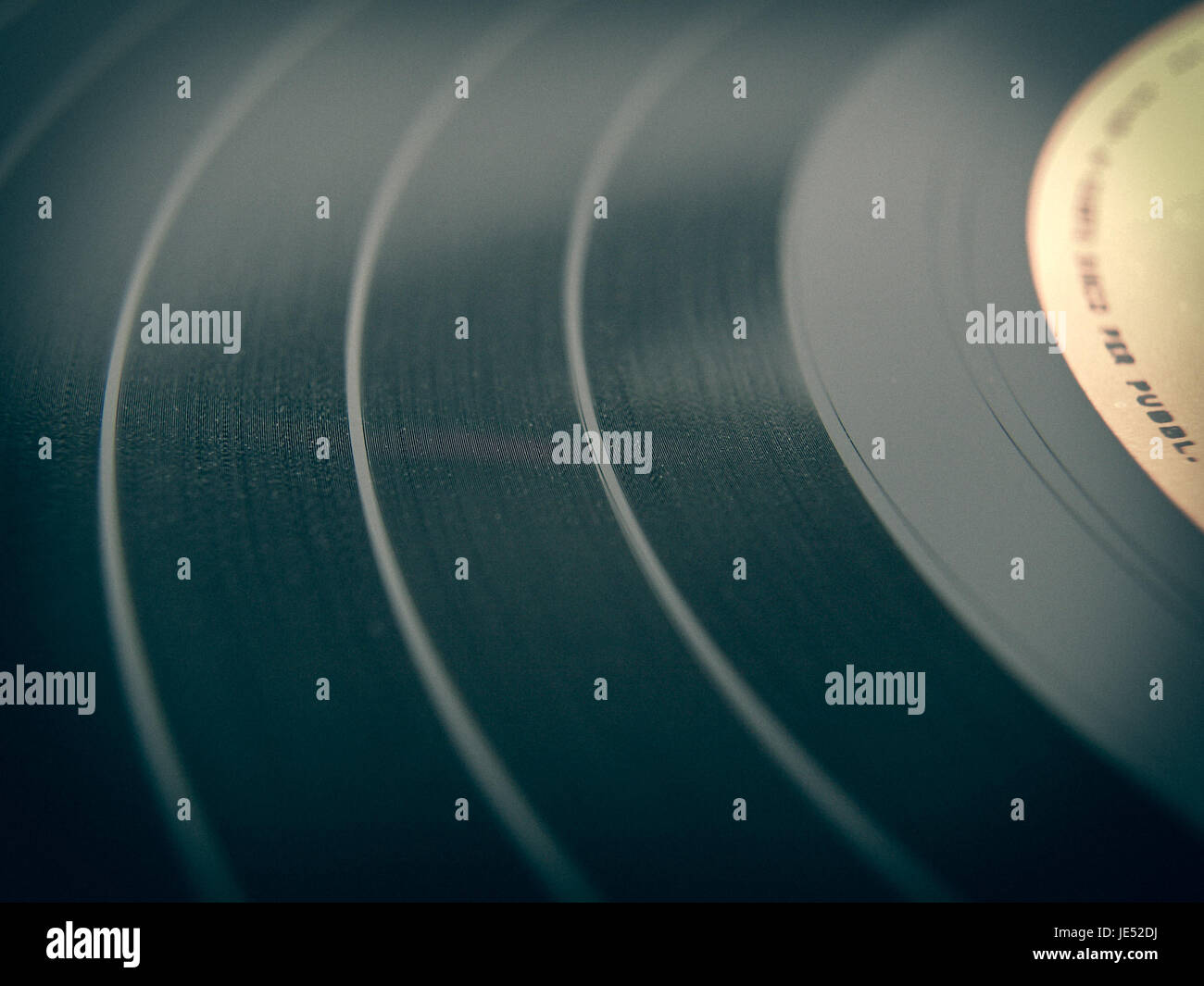 Vintage looking Vinyl record music recording support Stock Photo - Alamy