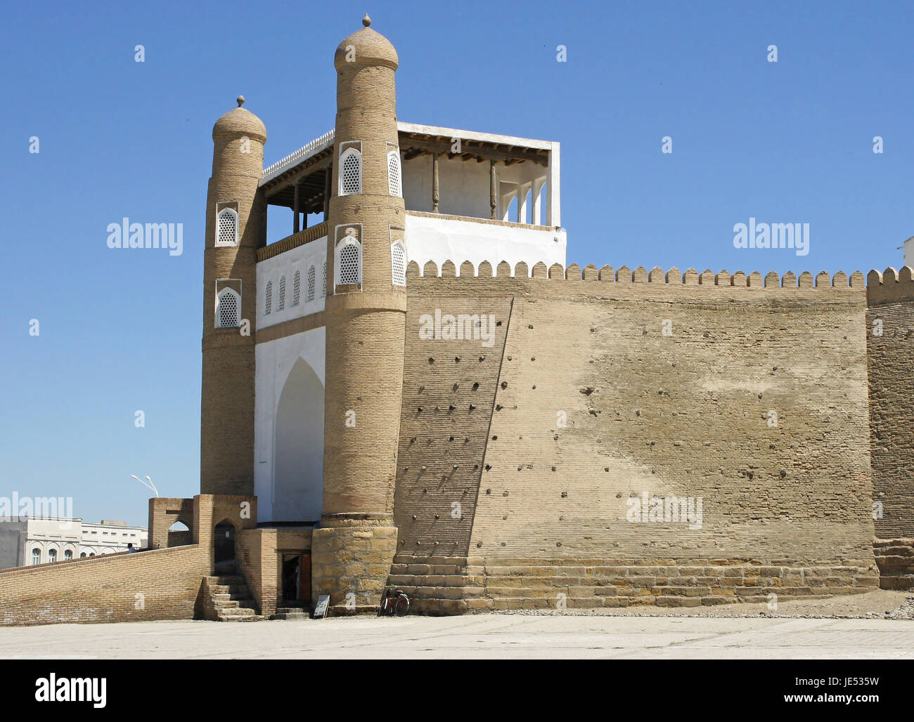 Ancient fort of Bukhara, silk road, Uzbekistan, Asia Stock Photo - Alamy