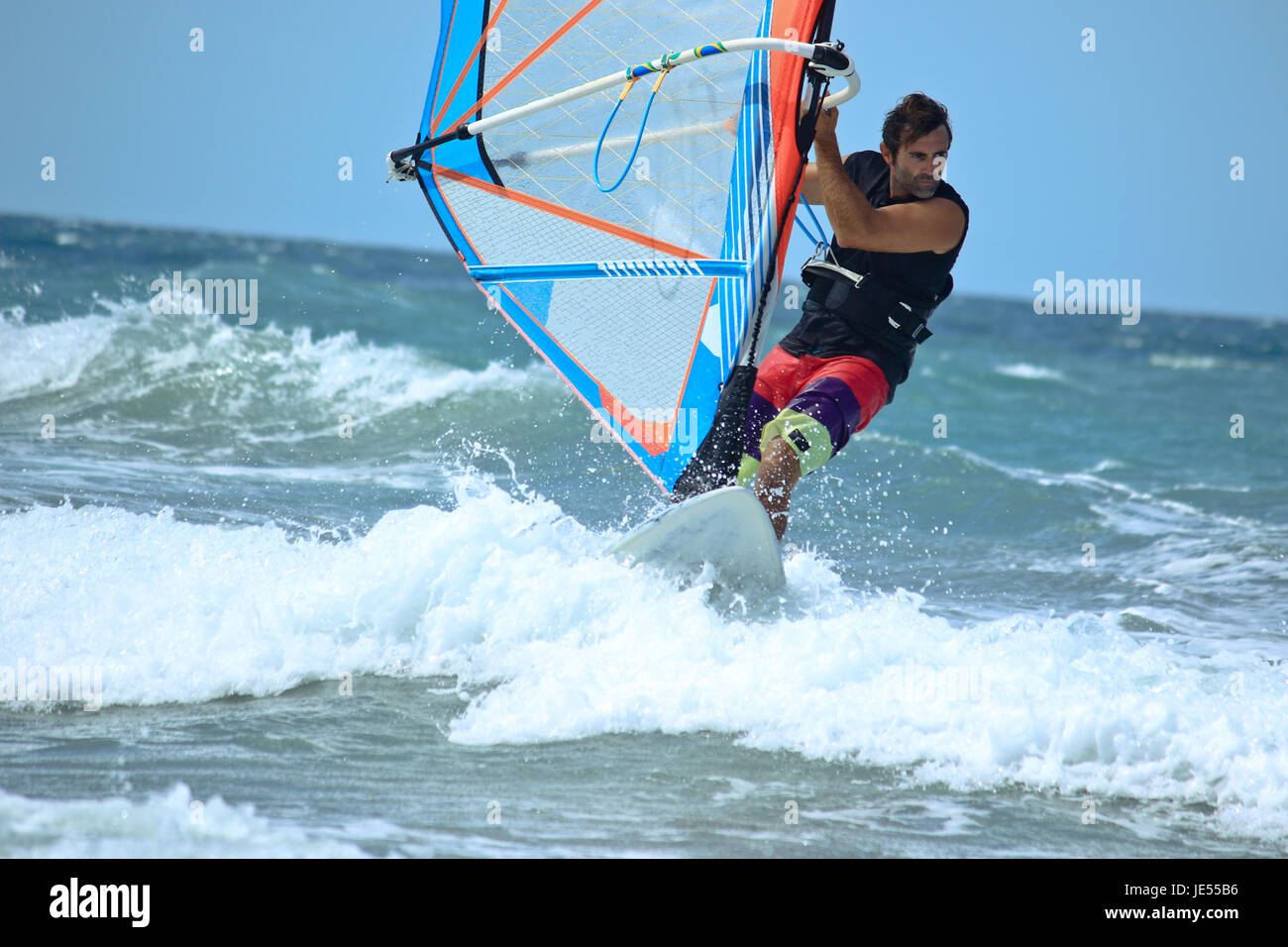 Male windsurfer extreme hi-res stock photography and images - Alamy