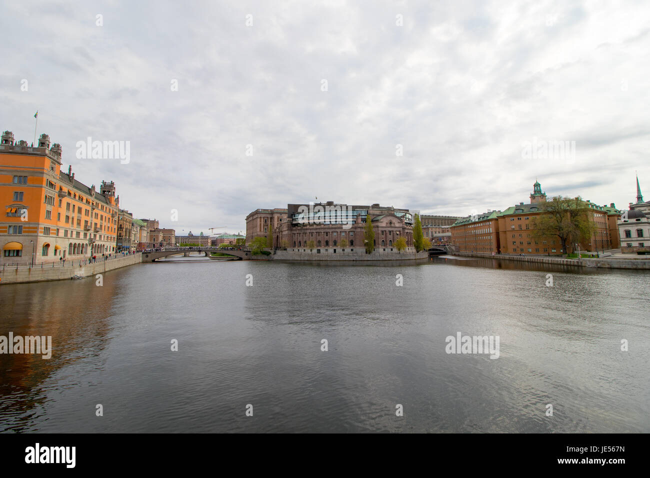 The Swedish Parliament Building(Riksdagshuset) in Stockholm, the ...