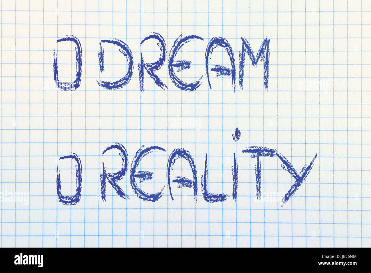 Dream and reality hi-res stock photography and images - Alamy