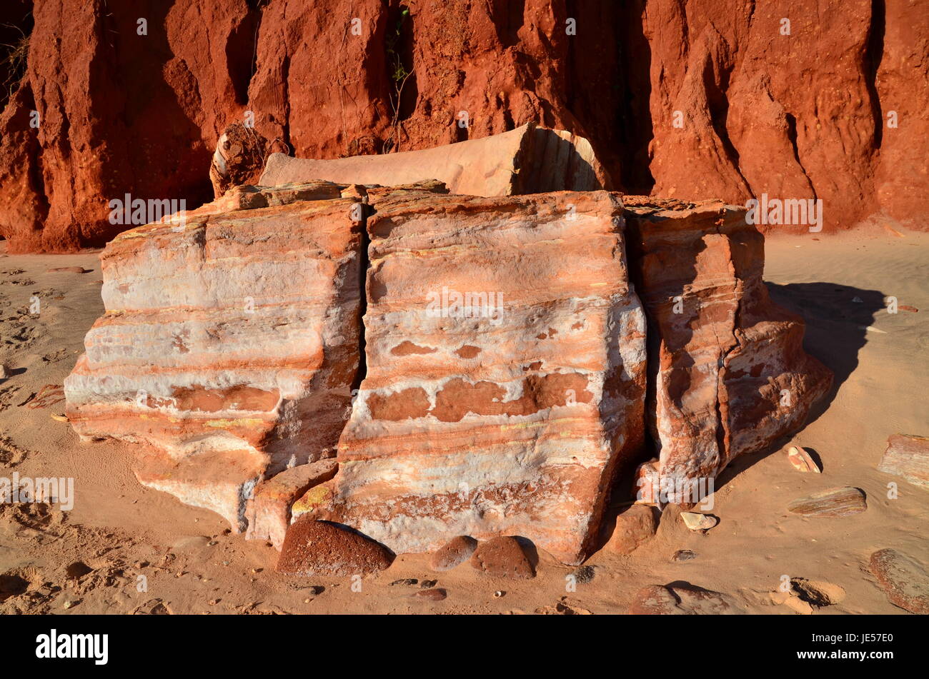 rock on the beach of broome Stock Photo - Alamy