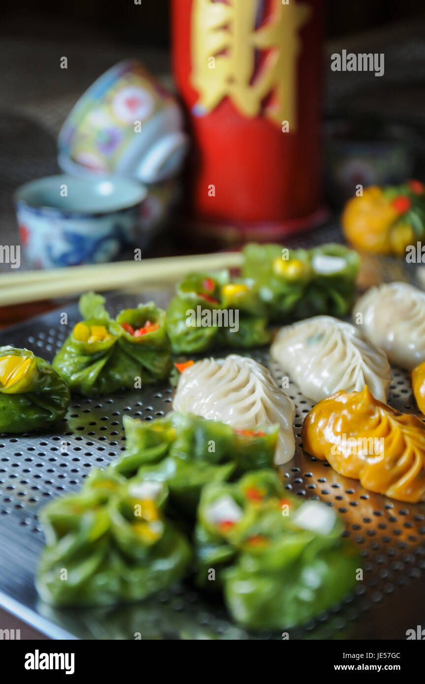 Vegetarian Dim Sum Stock Photo - Alamy