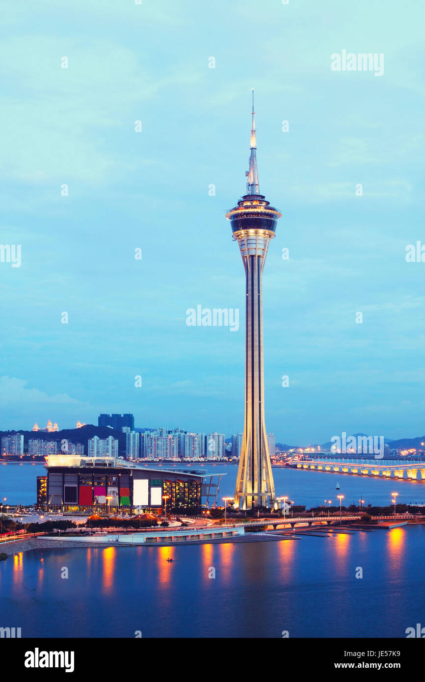 Sai van bridge and macau tower hi-res stock photography and images - Alamy