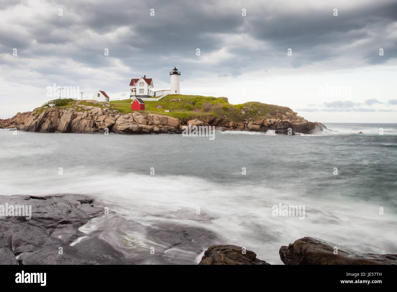Nubble island hi-res stock photography and images - Alamy