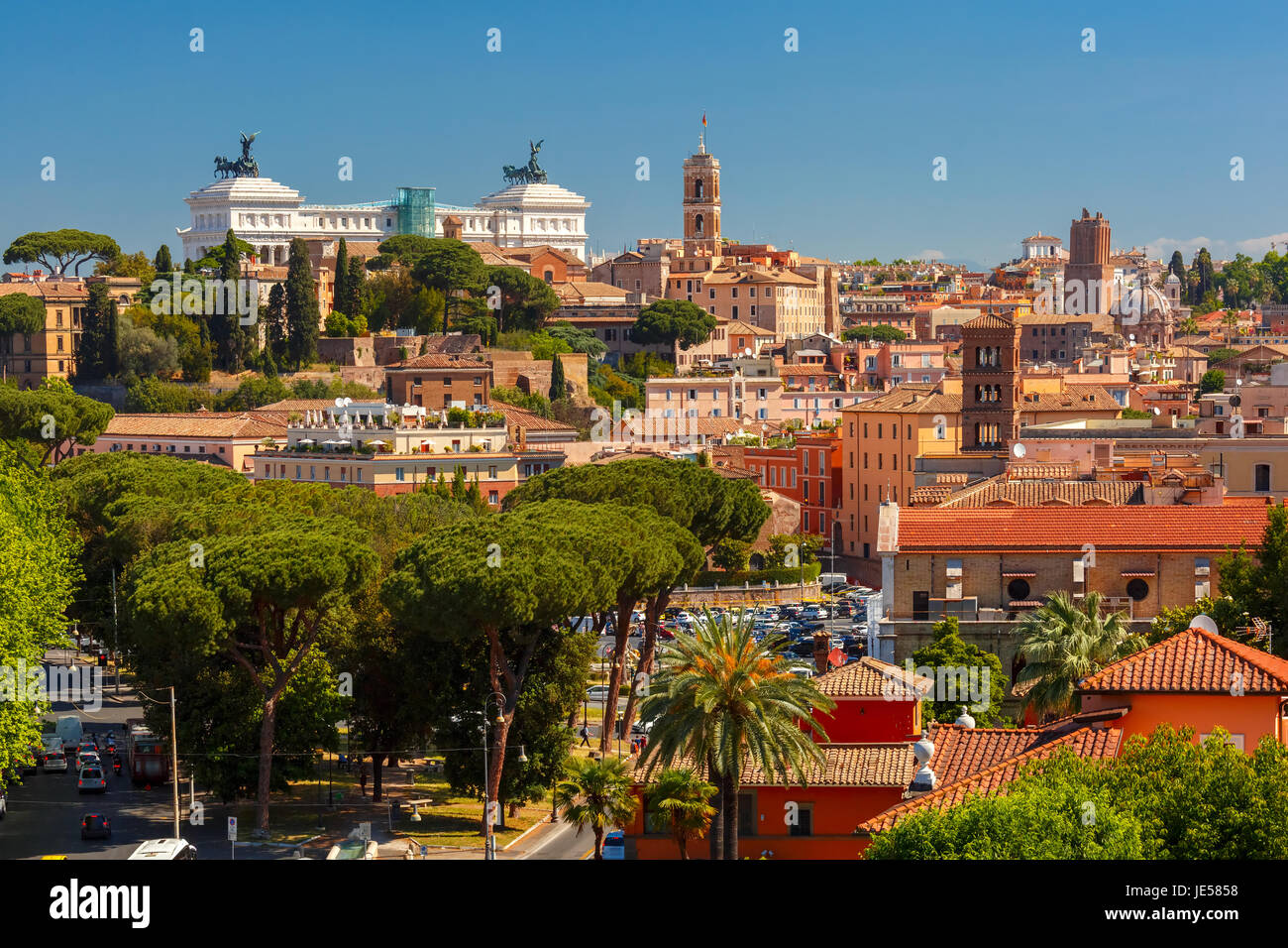 Aerial view of Rome, Italy Stock Photo - Alamy