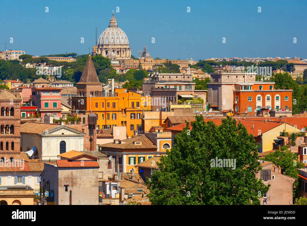 Aerial view of Rome, Italy Stock Photo - Alamy