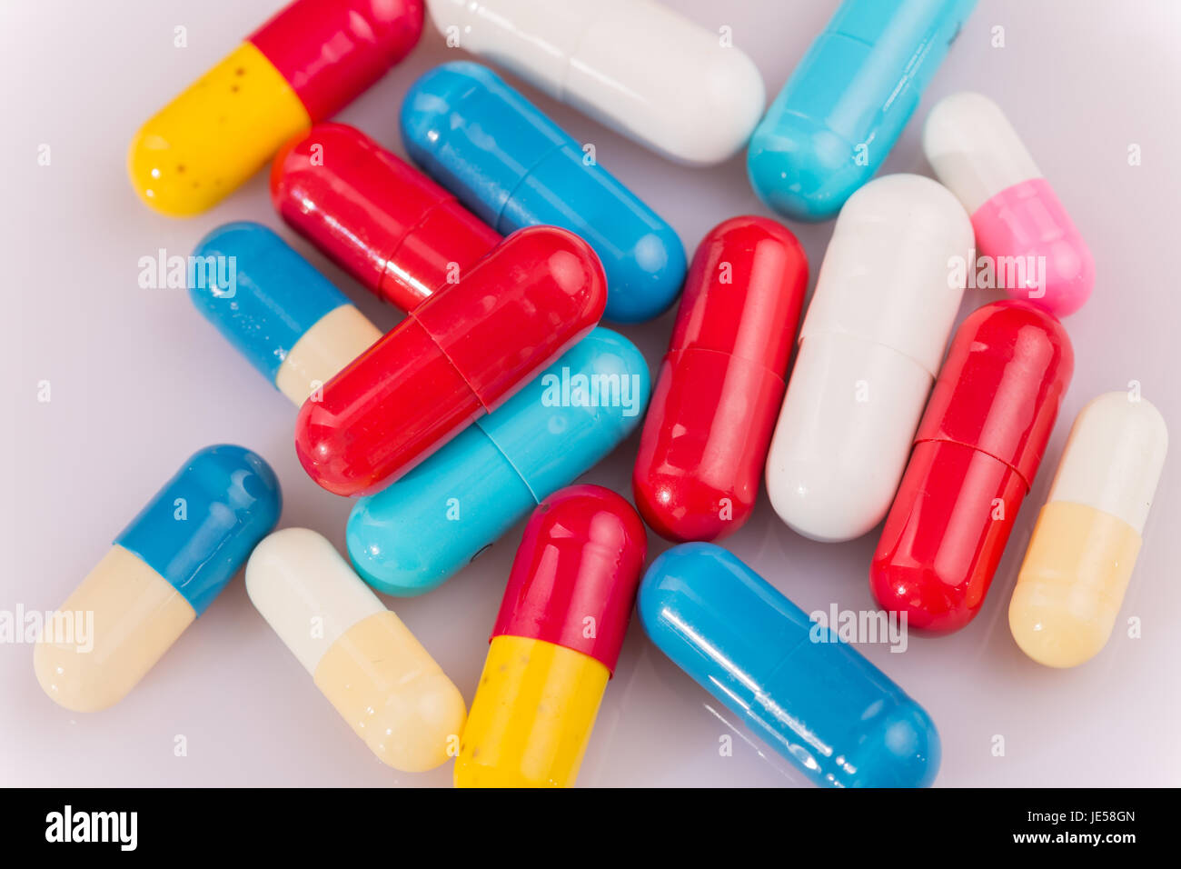 different Tablets pills capsule heap mix therapy drugs Stock Photo - Alamy