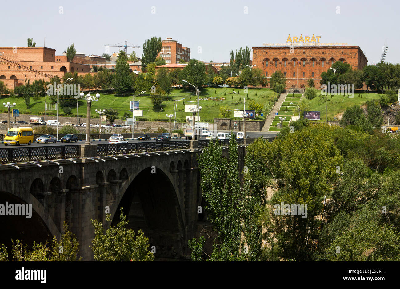 The great bridge in Yerevan,Armenia Stock Photo - Alamy