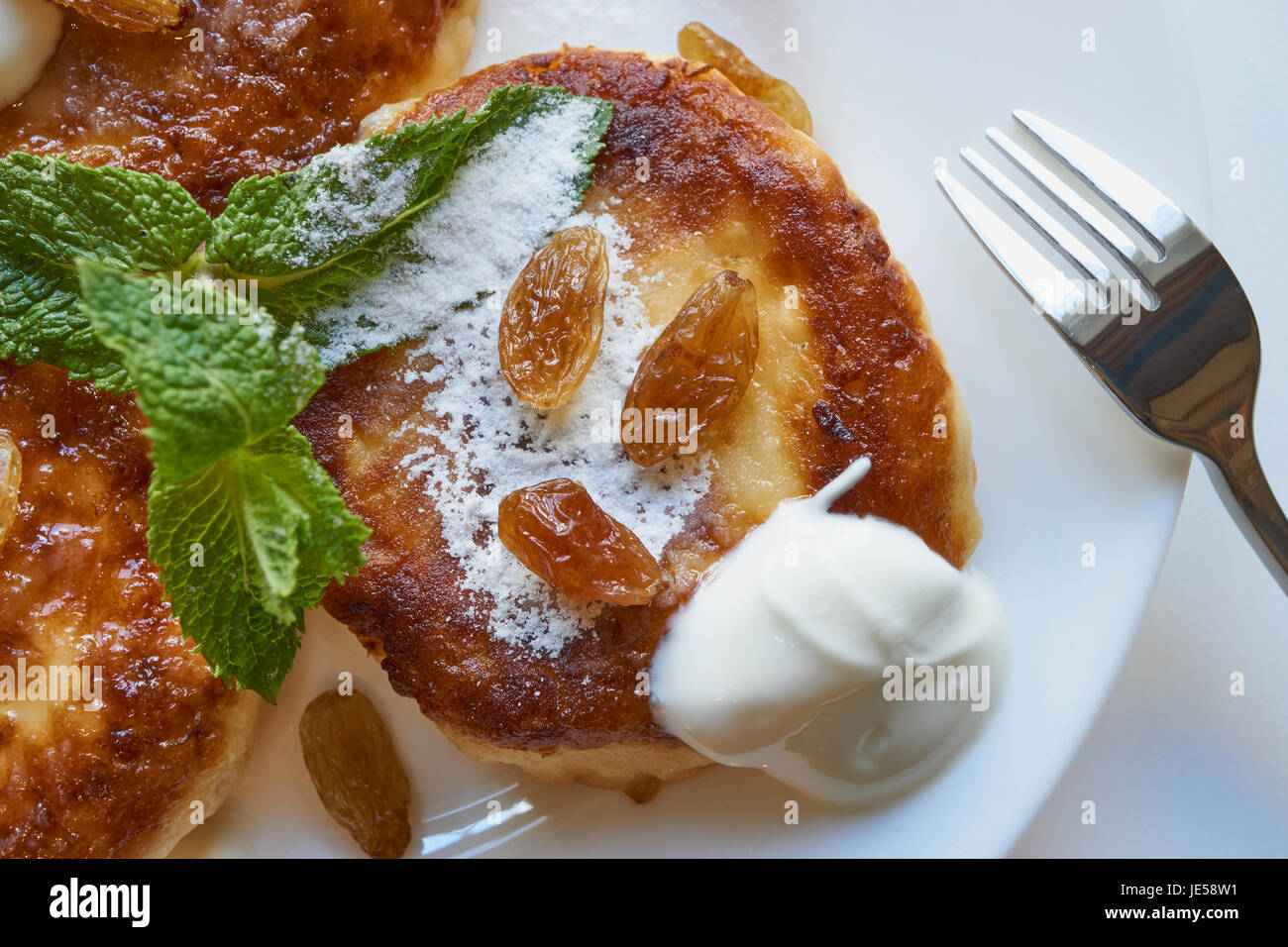Top shot delicious pancake fried hi-res stock photography and images ...