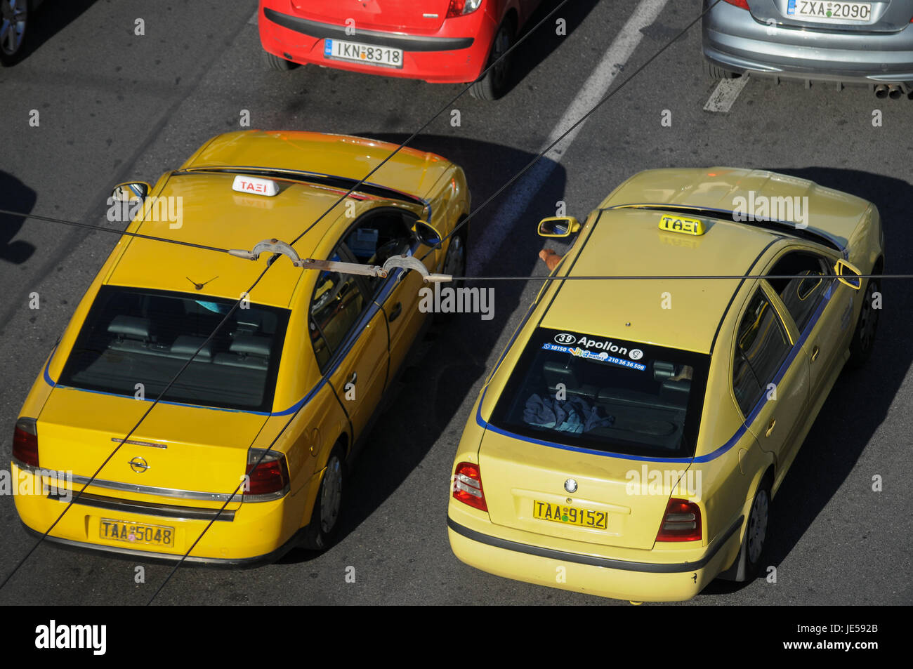 General views of Athens center Stock Photo - Alamy