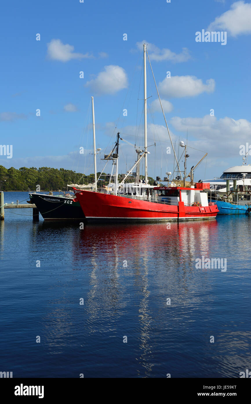 Fishing Boats Harbour Australia Stock Photos & Fishing Boats Harbour ...