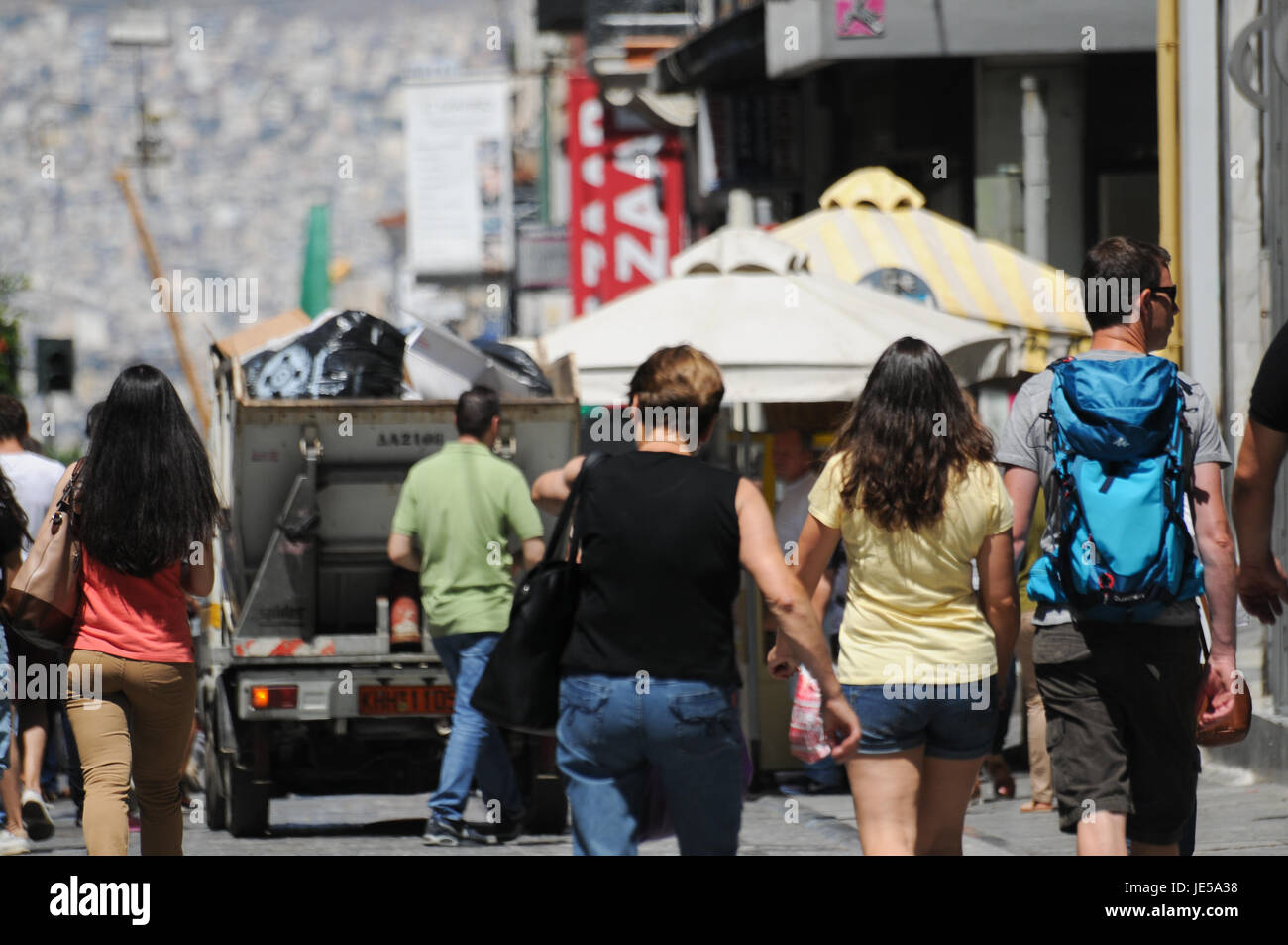 General views of Athens center Stock Photo - Alamy