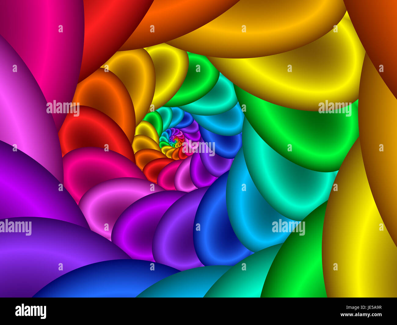 Rainbow Spiral High Resolution Stock Photography and Images - Alamy