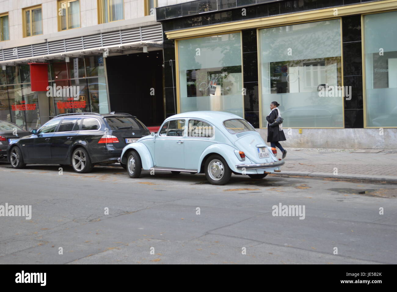 Light blue vw beetle hi-res stock photography and images - Alamy