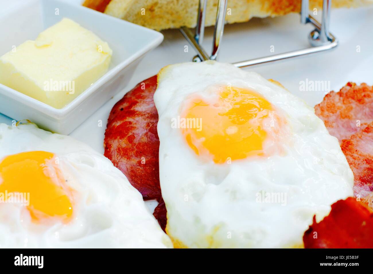 Full english breakfast cafe hi-res stock photography and images - Alamy